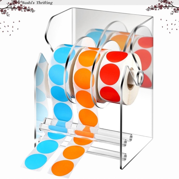 Storage & Organization | Acrylic Multiroll Sticker Dispenser | Poshmark